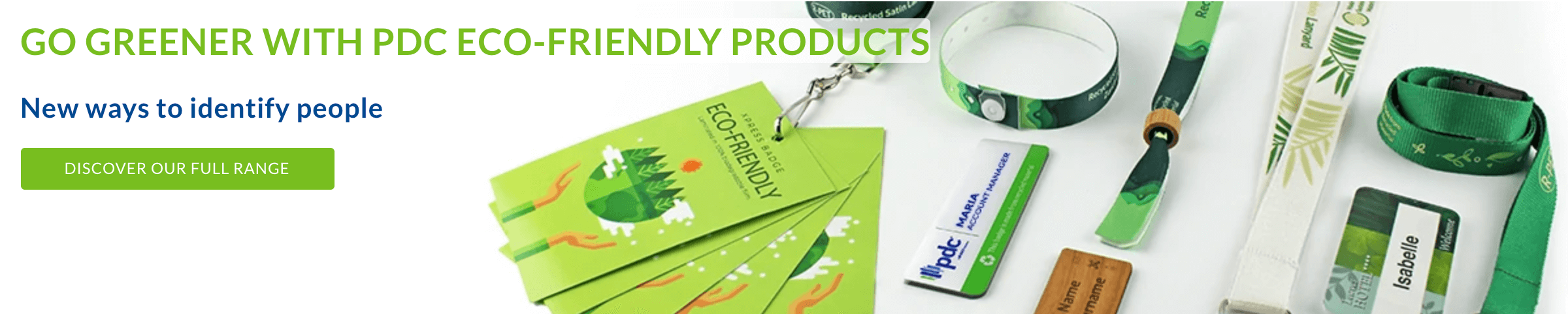 PDC United Kingdom - No.1 Name Badges & ID Wristbands Manufacturer | PDC